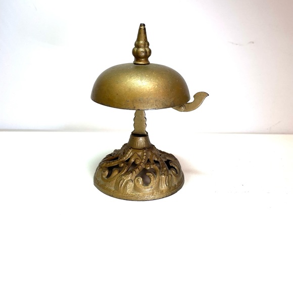 Accents | Antique Desk Bell Front Desk Hotel Reception Bell Shop ...